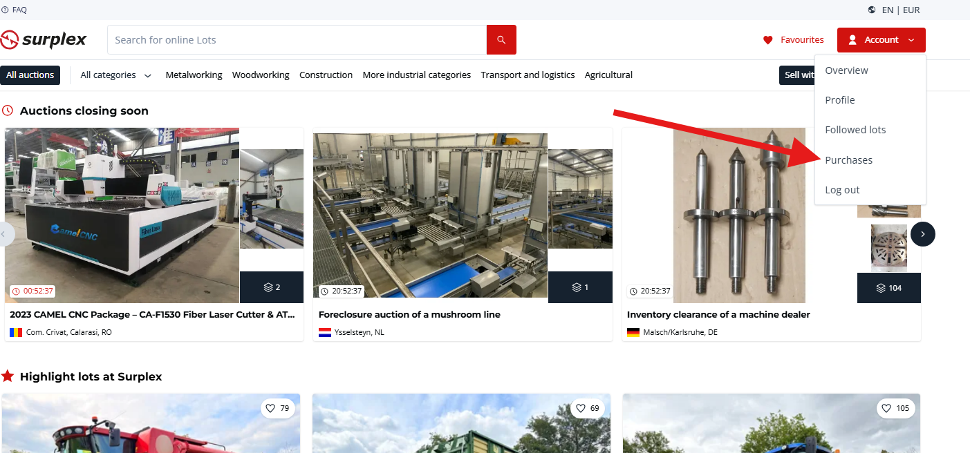 How to Request an Invoice for Your Purchase – Surplex
